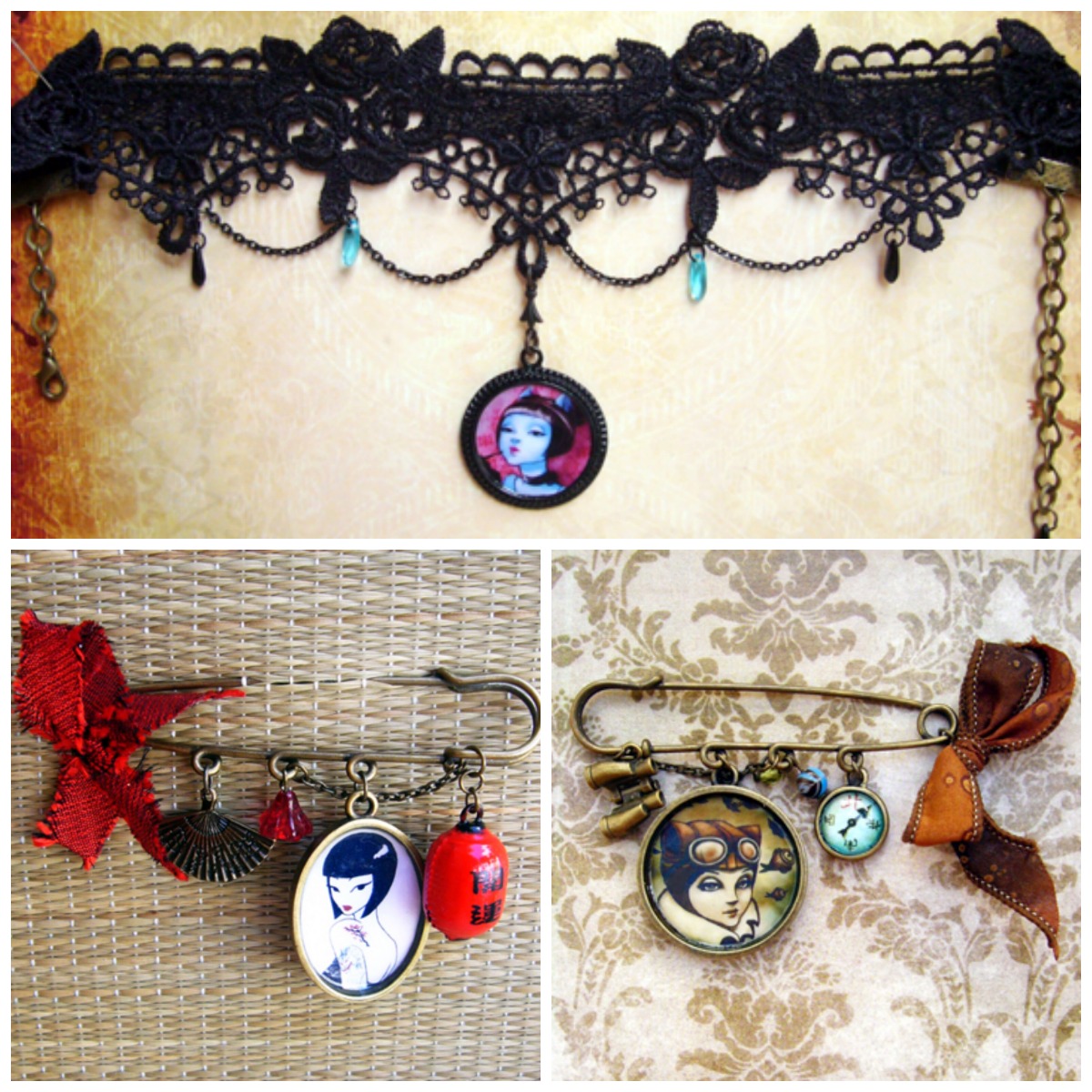 Poison B.: ilustraciones exquisitas transformadas en joyas únicas – La ...